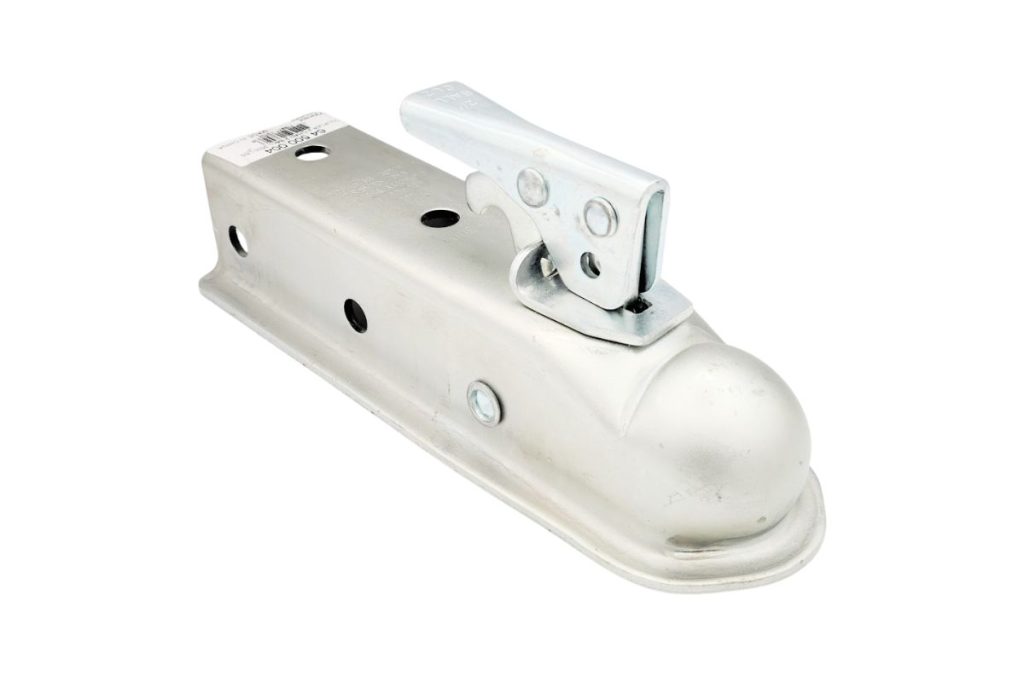 Coupler; 2in; Straight zinc - Trailerman Trailer